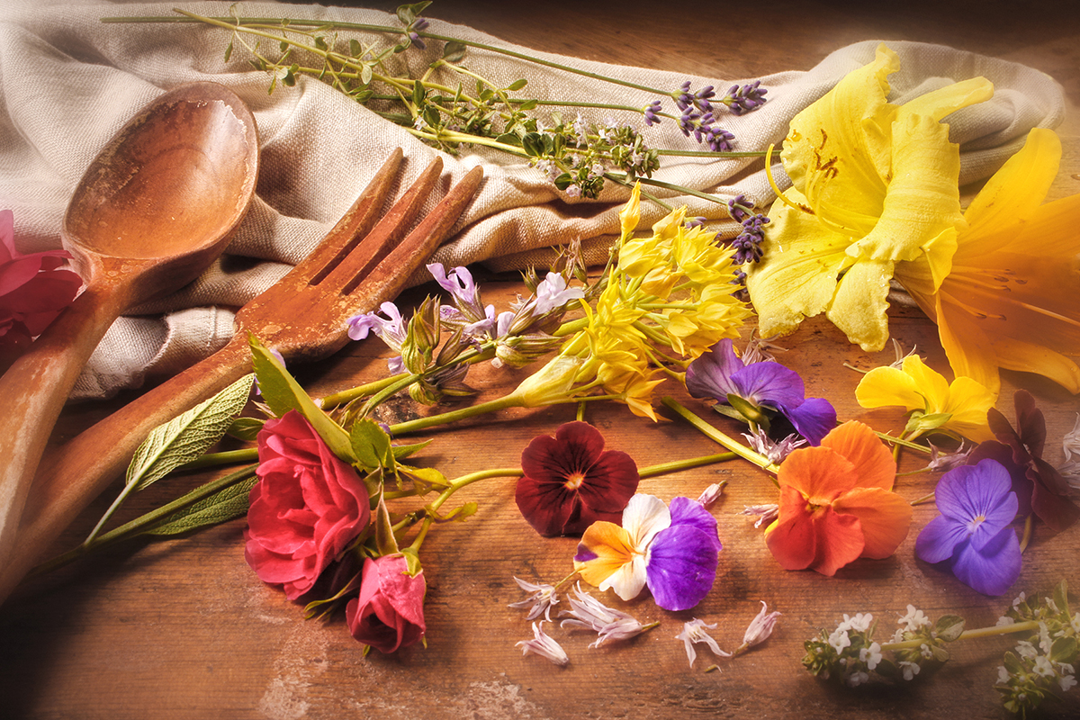 Les fleurs comestibles, un bouquet de saveurs et de couleurs ...